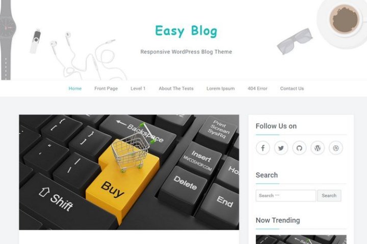 WordPress 免费博客主题 EasyBlog – WordPress大学